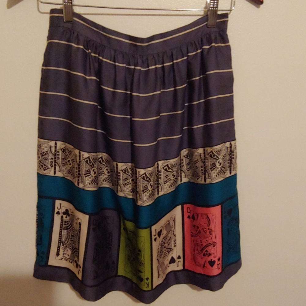 Edme & Esyllte Pinochle Playing Cards Skirt - Gem